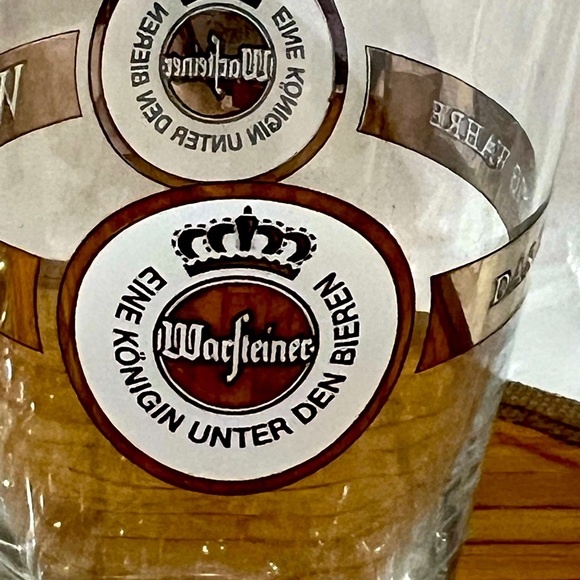 Warsteiner | Dining | Warsteiner German Ale Glass Lager Stein 97s ...